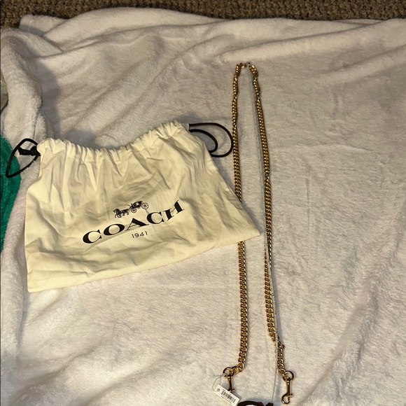 Coach | Accessories | Coach Gold Chain Strap | Poshmark